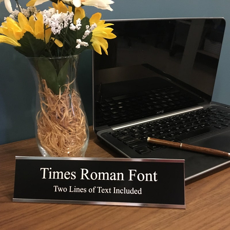 Desk Name Plate - Etsy