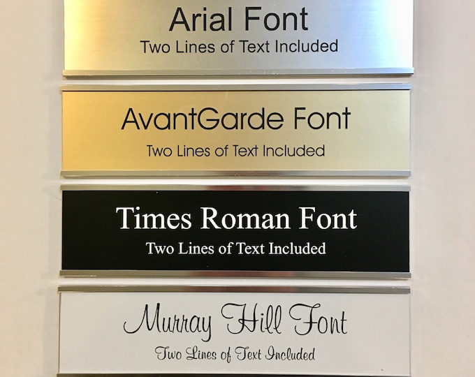 Personalized Name Plate 2 X 8, Custom Door Sign, Office Name Plate ...