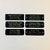 2x8 Wall Mount Name Plate HOLDER ONLY Adhesive Backed for Engraved Name ...