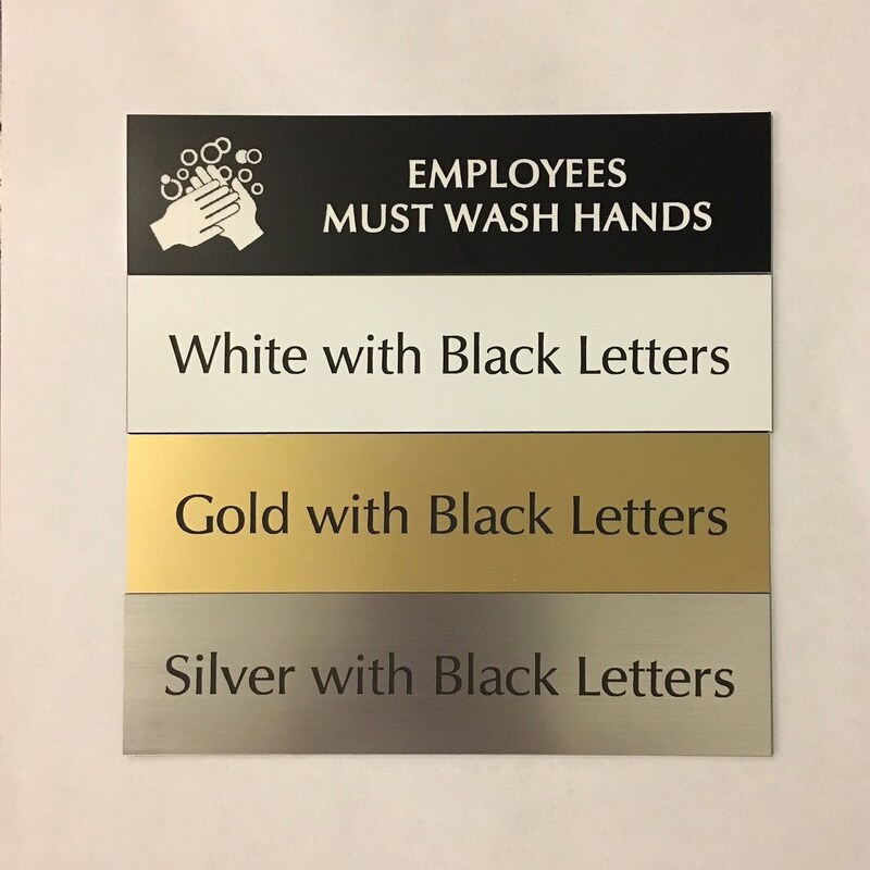 Employee Must Wash Hands Signs - Etsy
