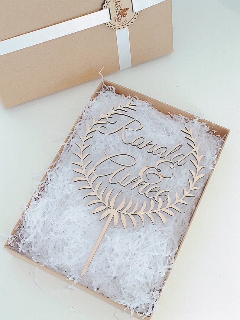 Personalised Wedding Cake Topper LARGE Wooden Cake Topper - Etsy