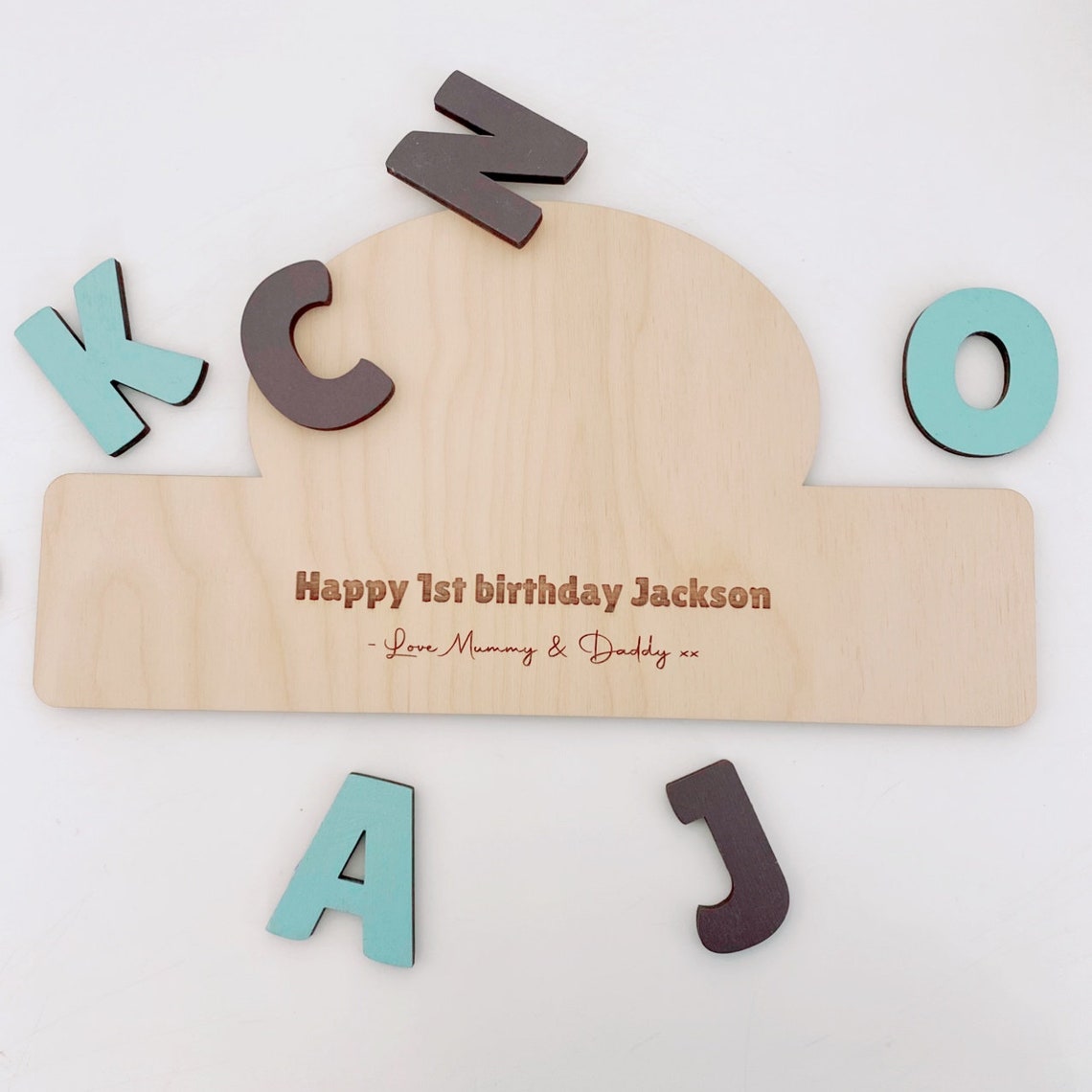Wooden Name Puzzle Jigsaw Puzzle Personalised Wooden - Etsy