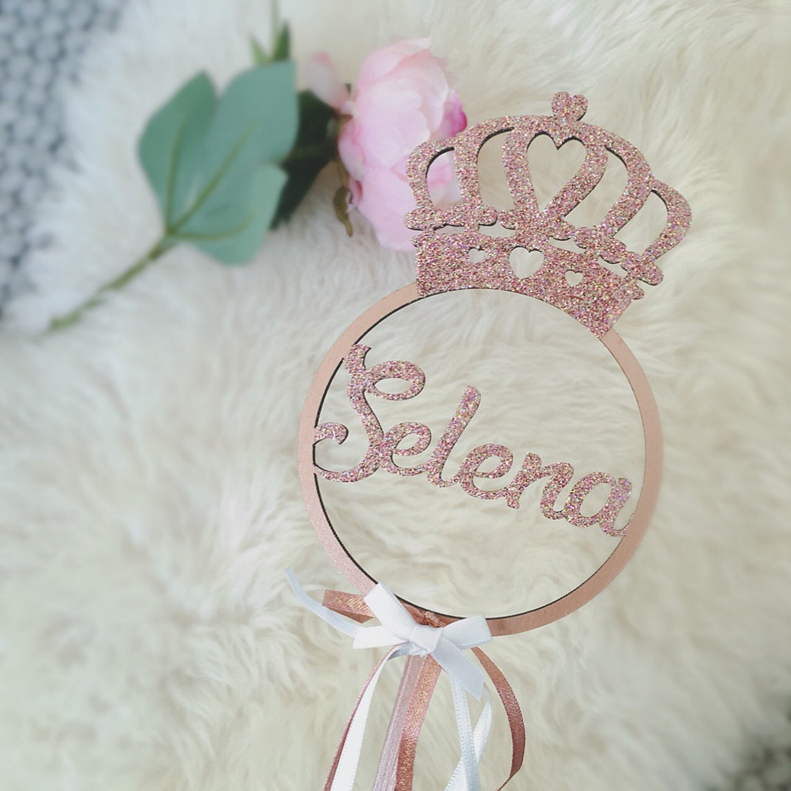 Personalised Flower Girl Wands Wooden Wands Princess Wands | Etsy UK