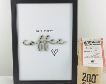 First Coffee Print | Etsy