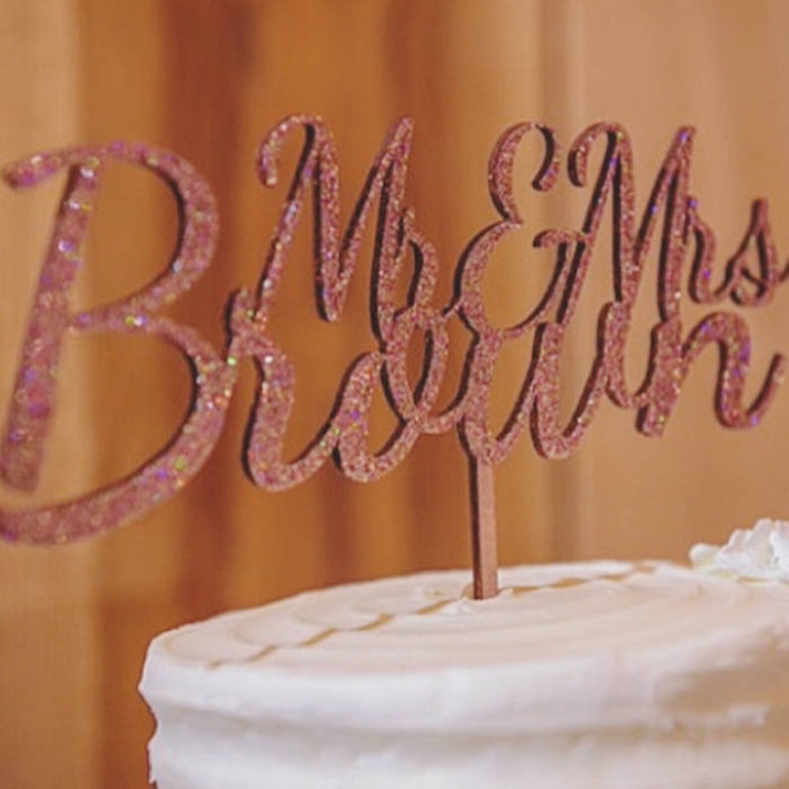 Personalised Wedding Cake Topper LARGE Mr & Mrs Cake Topper - Etsy