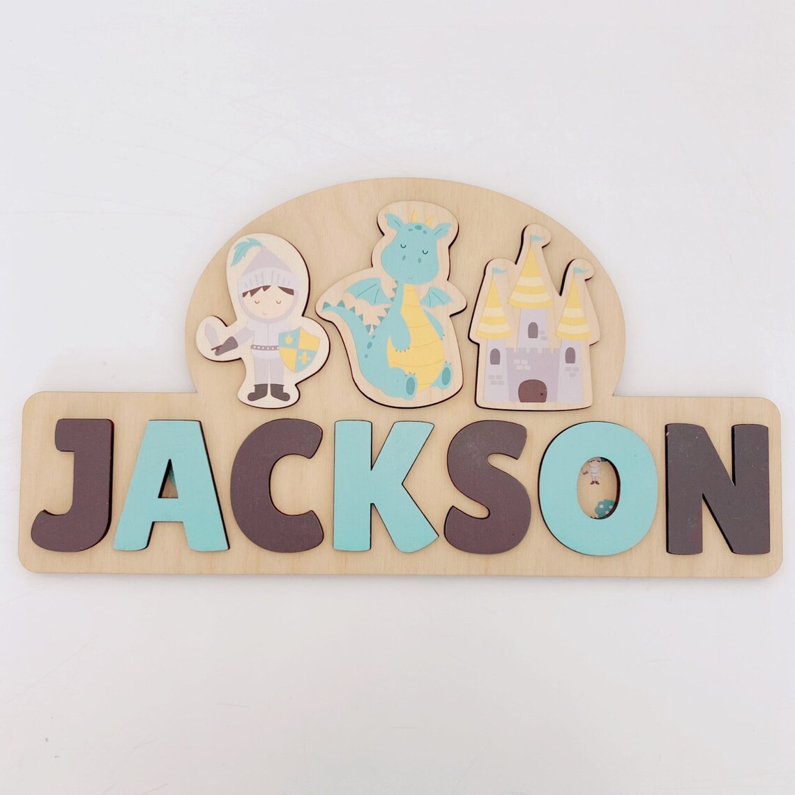 Wooden Name Puzzle Jigsaw Puzzle Personalised Wooden | Etsy