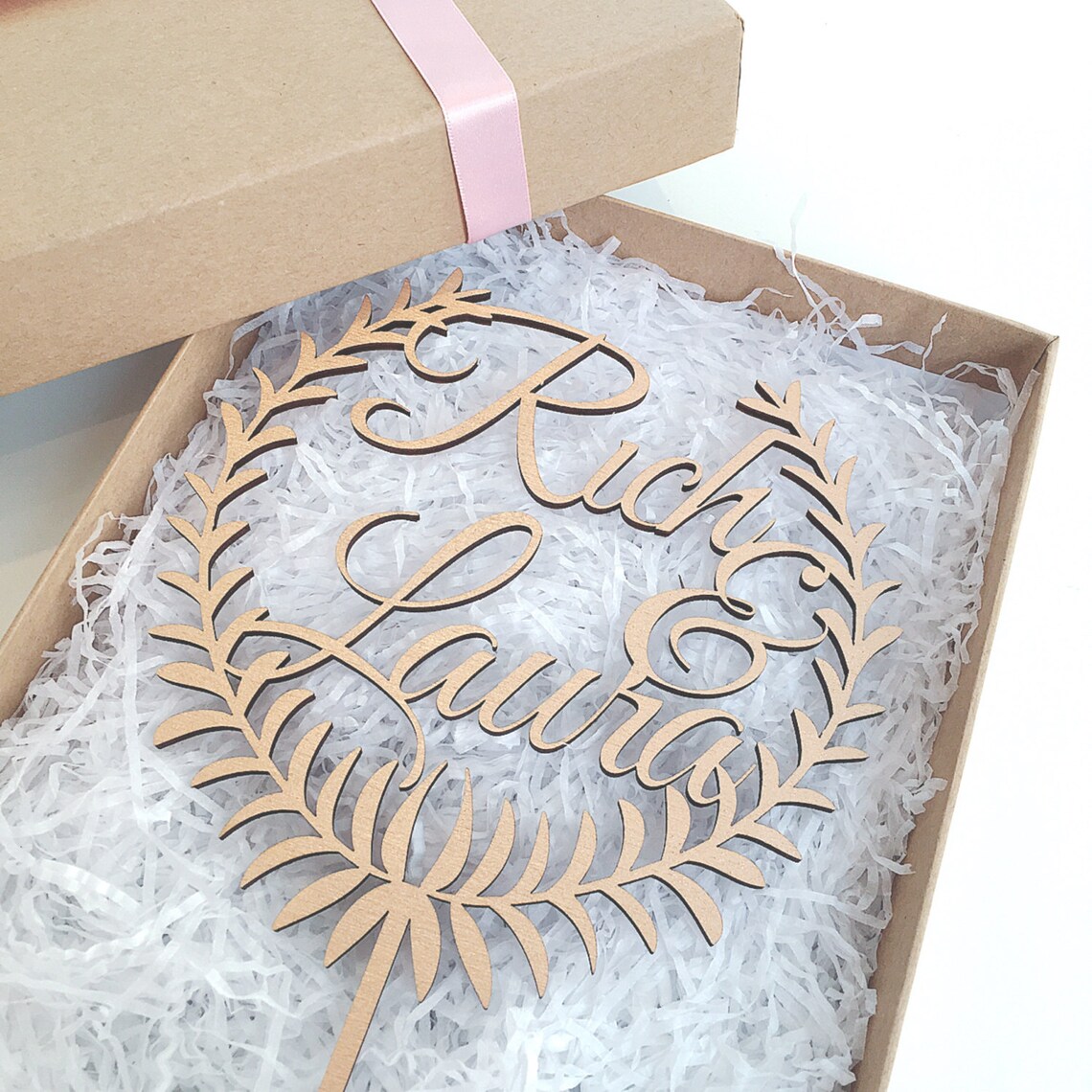 Personalised Wedding Cake Topper LARGE Wooden Cake Topper - Etsy