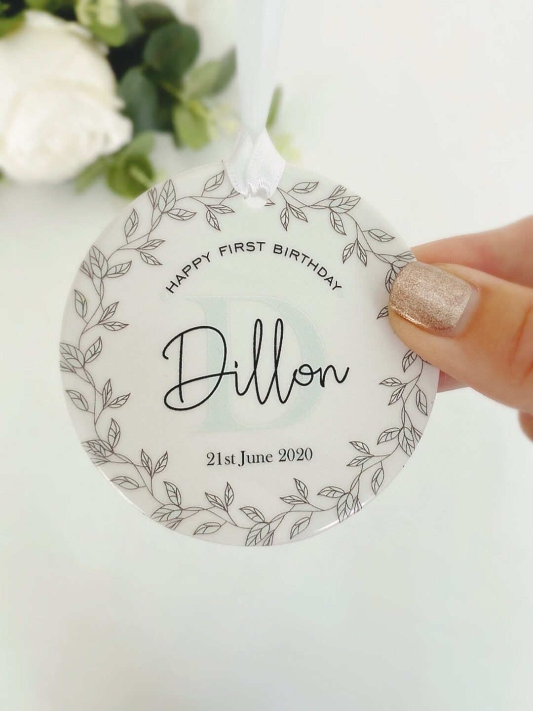 Personalised First Birthday Gift, Baby's Birthday Keepsake Gift, 1st ...