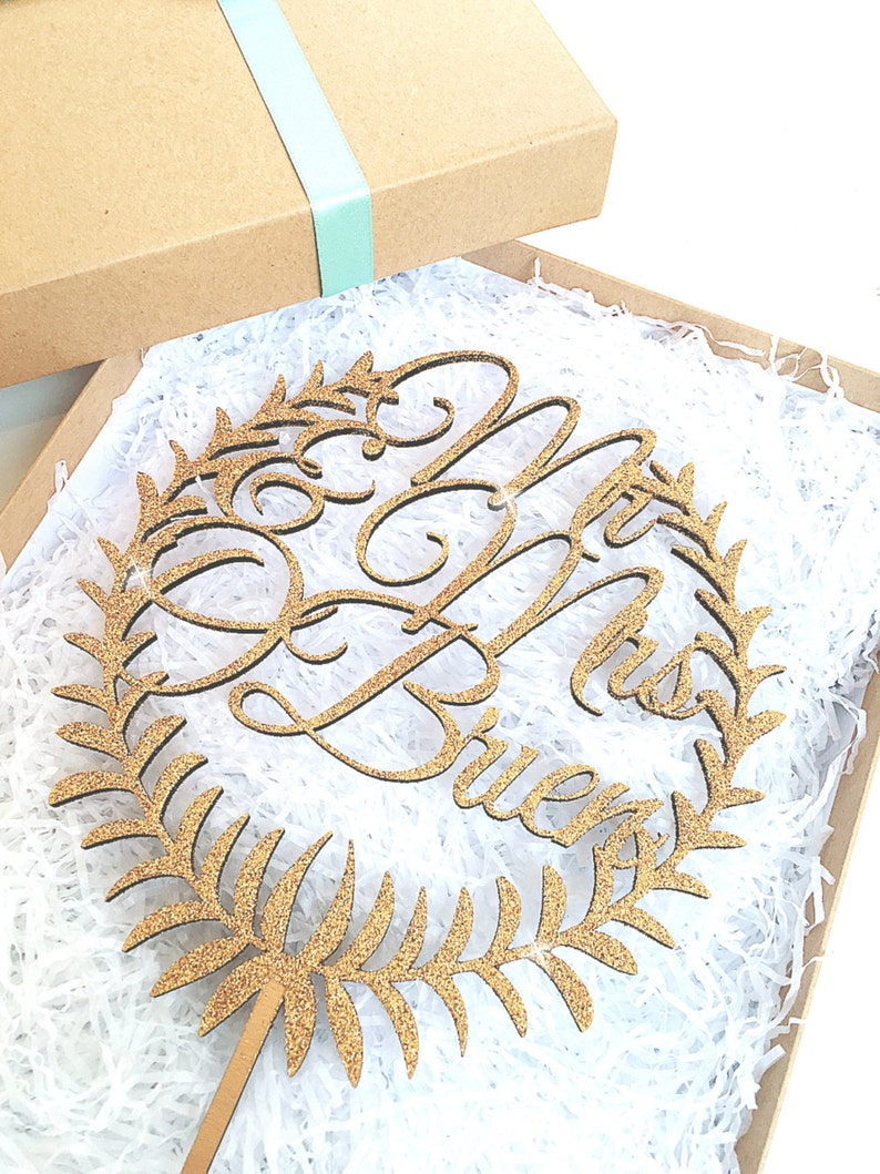 Personalised Wedding Cake Topper LARGE Wooden Cake Topper - Etsy