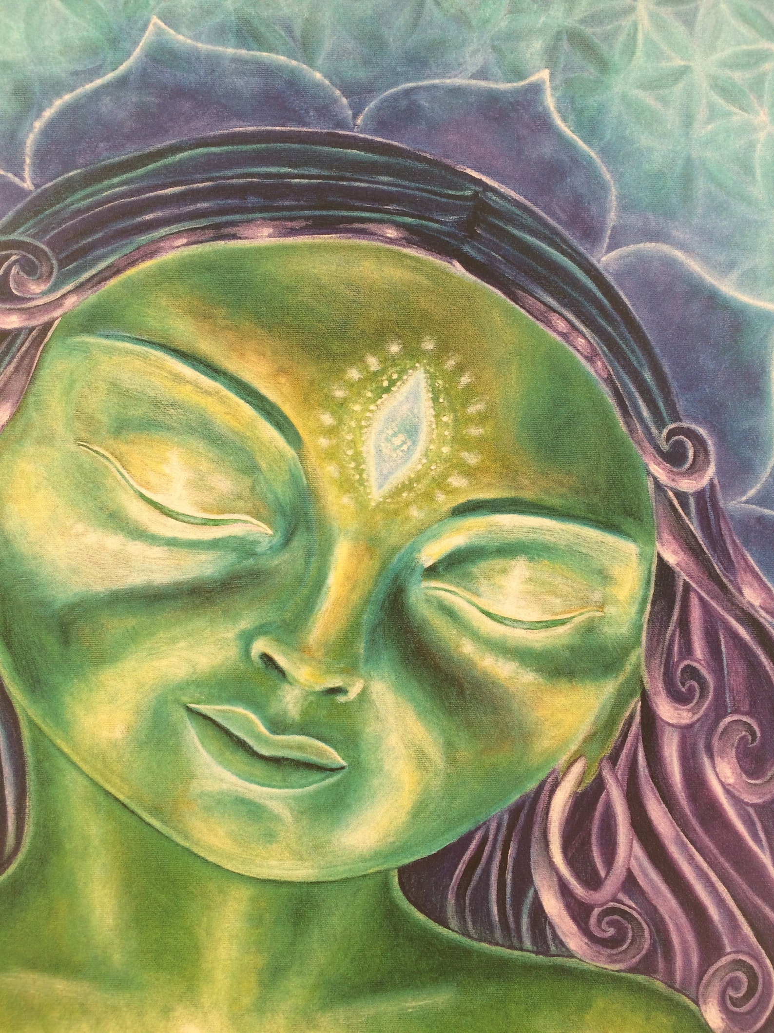 Spiritual Goddess Art Print, Goddess Art Print, Earth Goddess Art ...