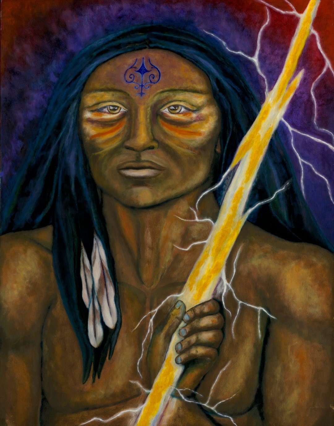 Spiritual Warrior Art, Sacred Masculine Art, Shaman, Spirit Guide ...