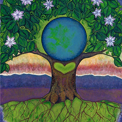 Mother Earth's Magic Tree of Life Galaxy Print - Etsy