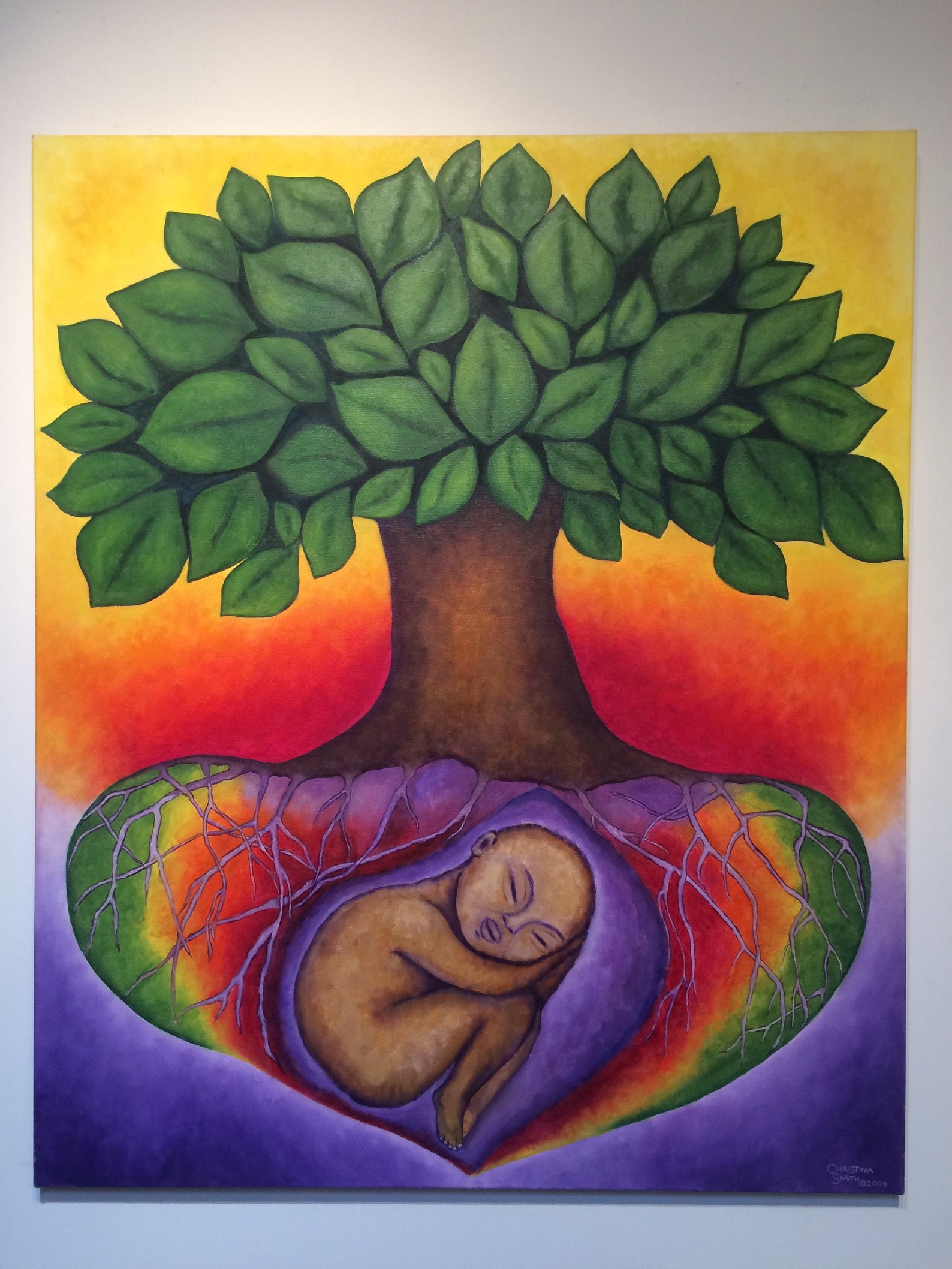 Original Oil Painting, Birth Art, Midwifery Art Gift, Spiritual Art ...