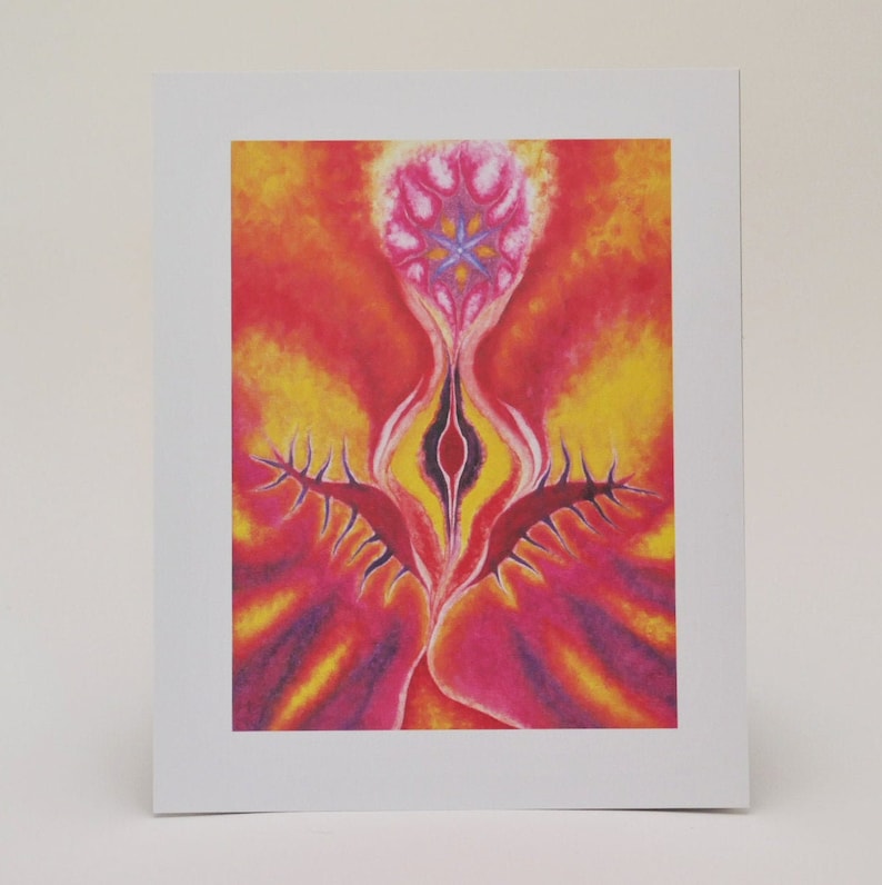 Yoni Art Print, Feminist Art, Midwifery Art, Sacred Feminine Art ...