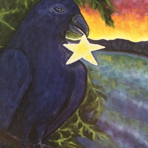 Nature Wall Art, Raven Print, Nature Inspiration Home Decor, Dragonfly ...