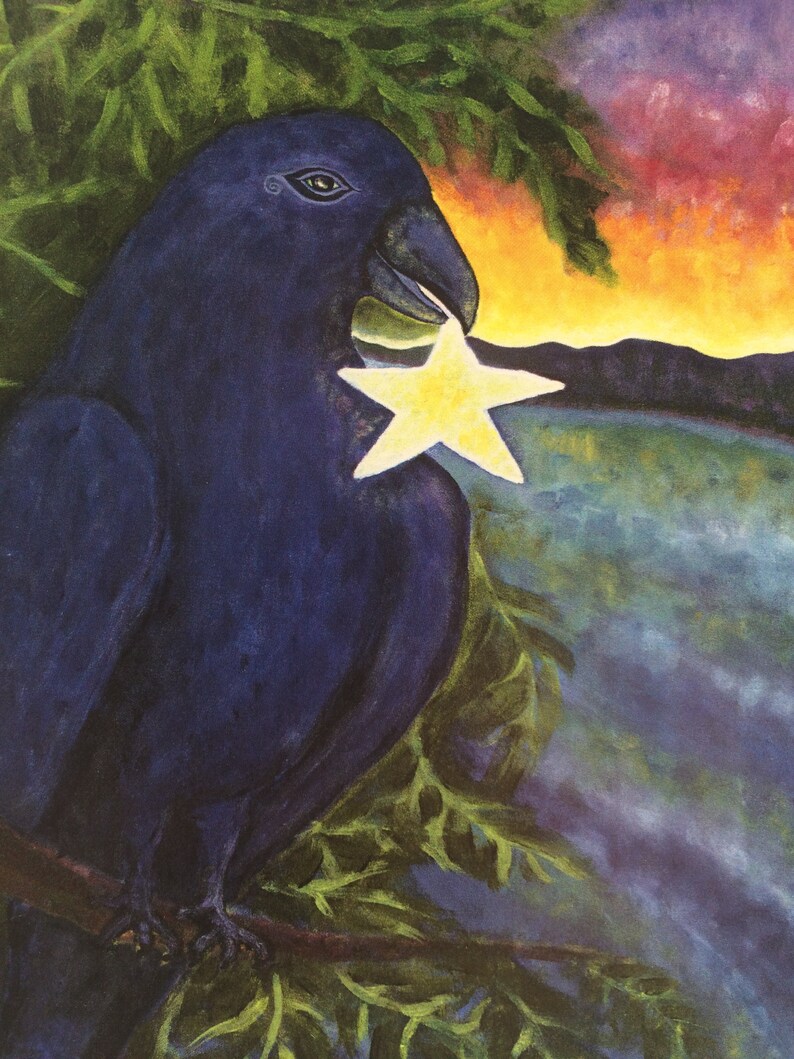 Nature Wall Art, Raven Print, Nature Inspiration Home Decor, Dragonfly ...