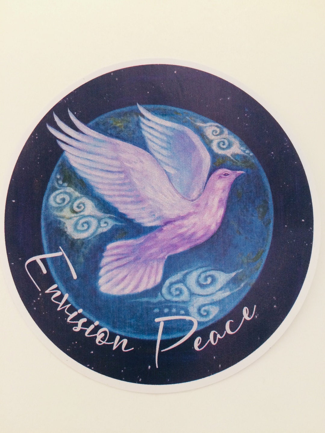 Dove Sticker, Gaia Sticker, Healing Art, Law of Attraction, One Earth ...