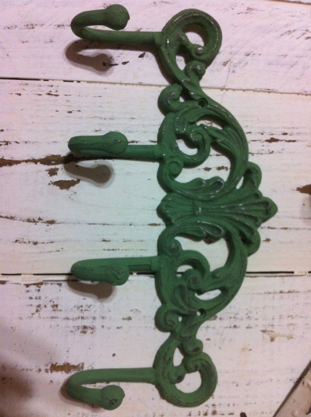CAST IRON HOOK - Cast Iron - Wall Decor - 12" X 6" - Etsy