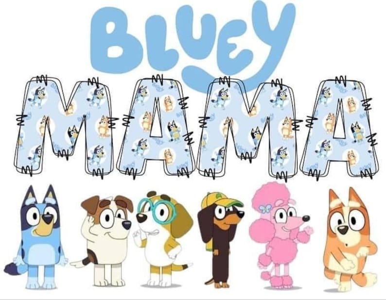 Bluey Mama: Heartwarming Moments in PNG - Etsy