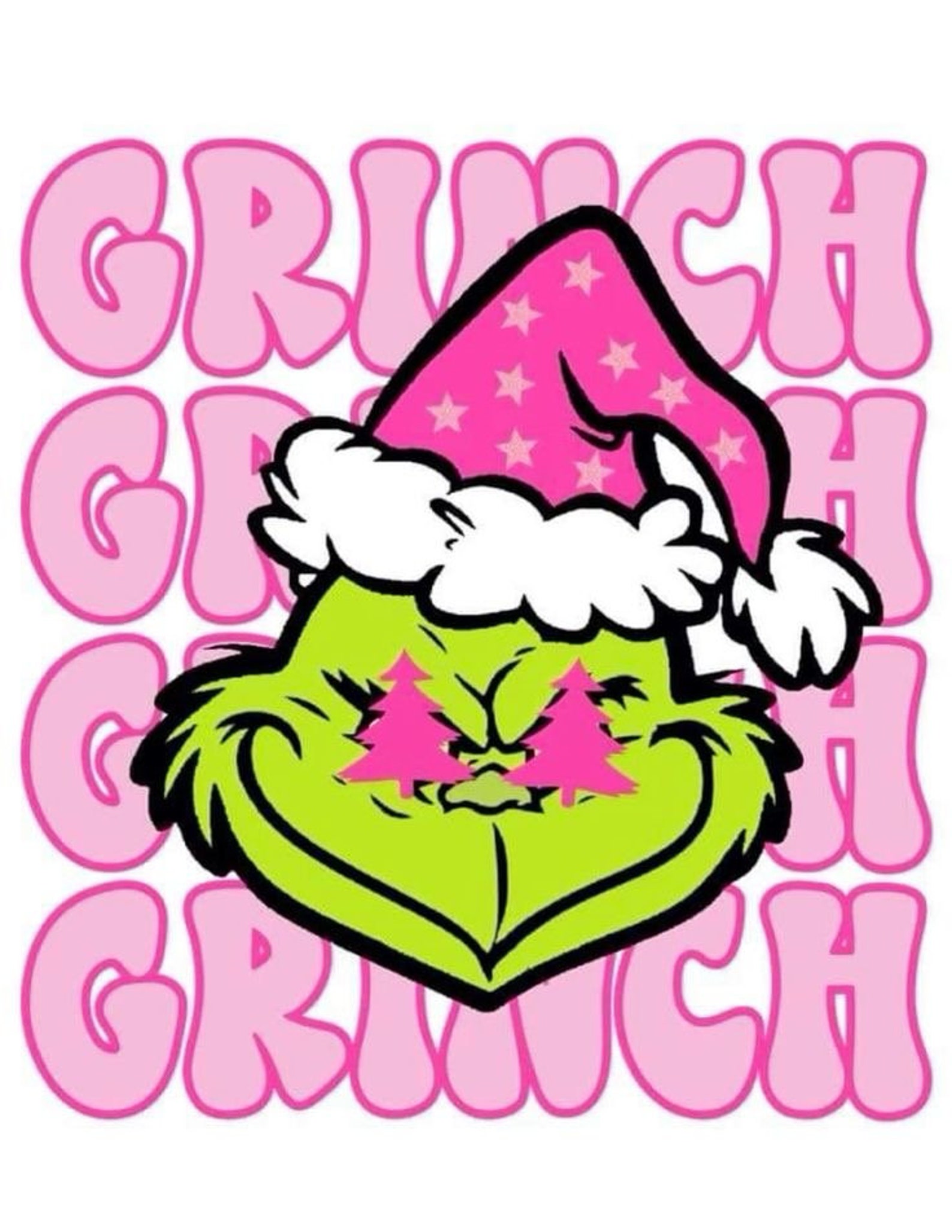 Fun,pink Grinch PNG - Etsy