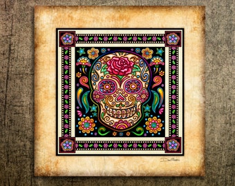 Sugar skull decor | Etsy