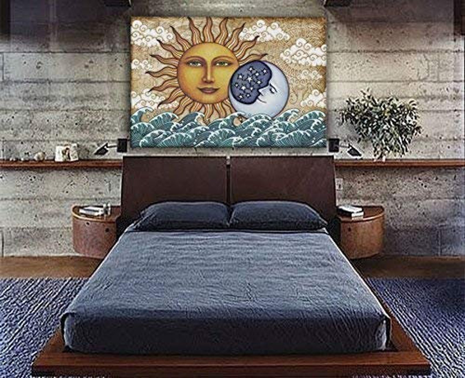 Ocean Sunrise Tapestry Wall Hanging by Artist Dan Morris Sun - Etsy