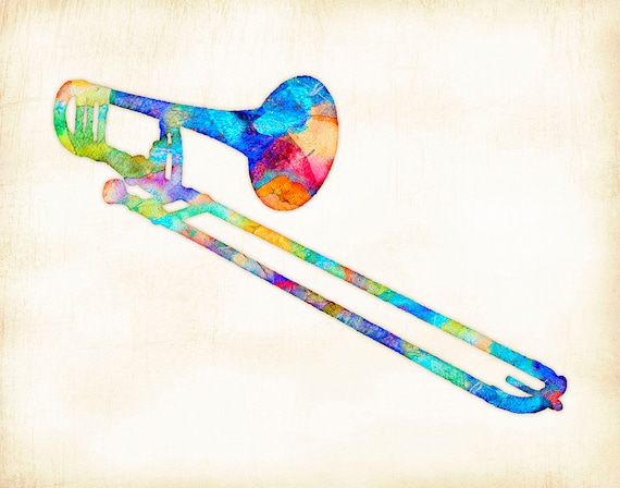 Colorful Trombones