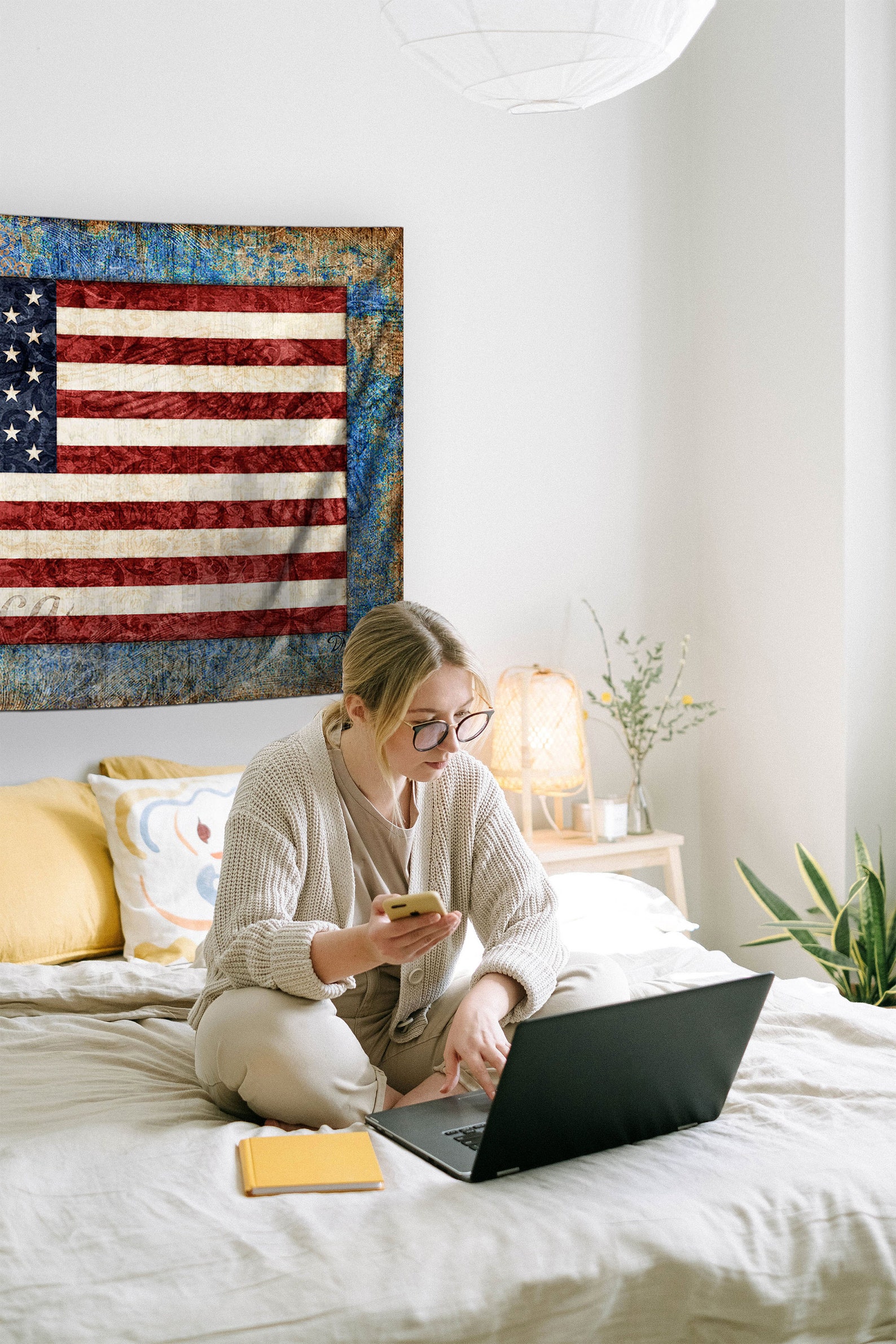 US Flag Tapestry Old Glory Tapestry blue Wall Hanging - Etsy