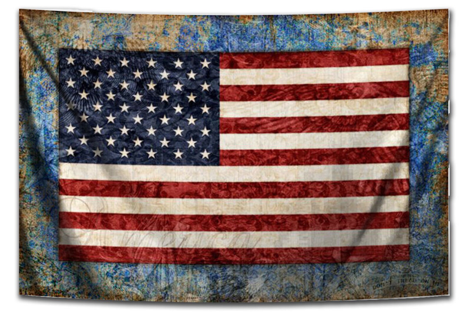 US Flag Tapestry Old Glory Tapestry blue Wall Hanging - Etsy