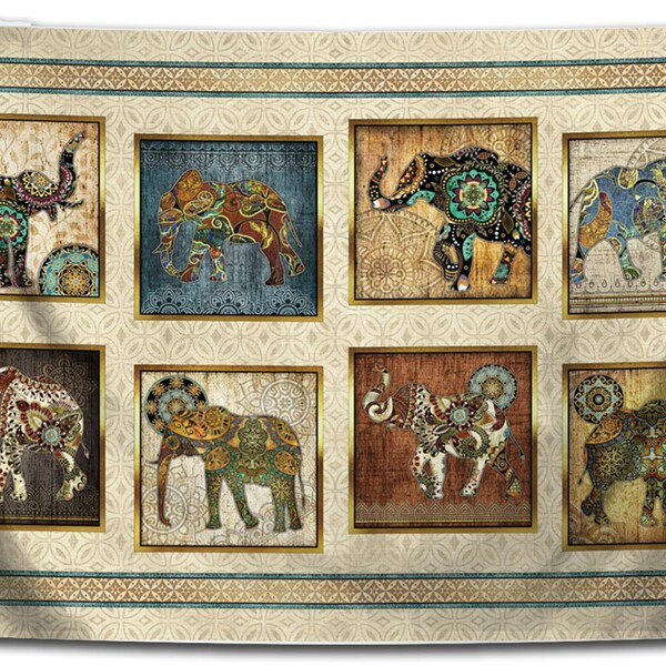 Elephant Tapestry - Etsy