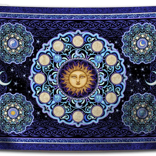 Ocean Sunrise Tapestry Wall Hanging by Artist Dan Morris Sun - Etsy