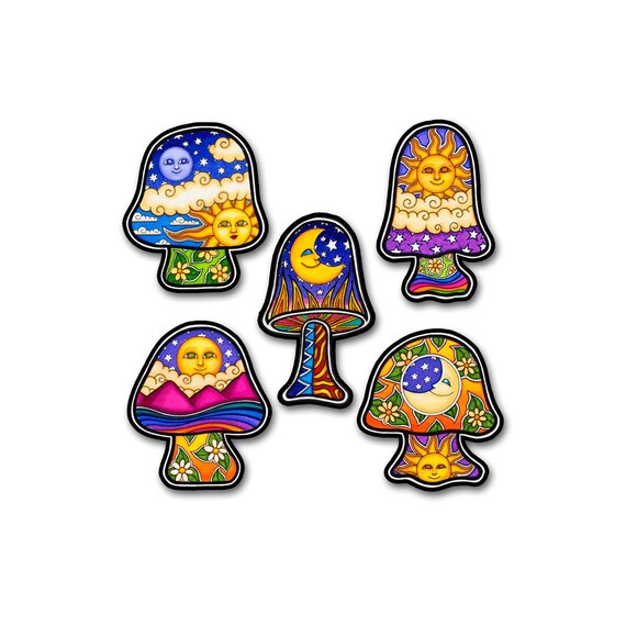 Dan Morris Mushrooms Decal by Dan Morris Perfect for Any - Etsy