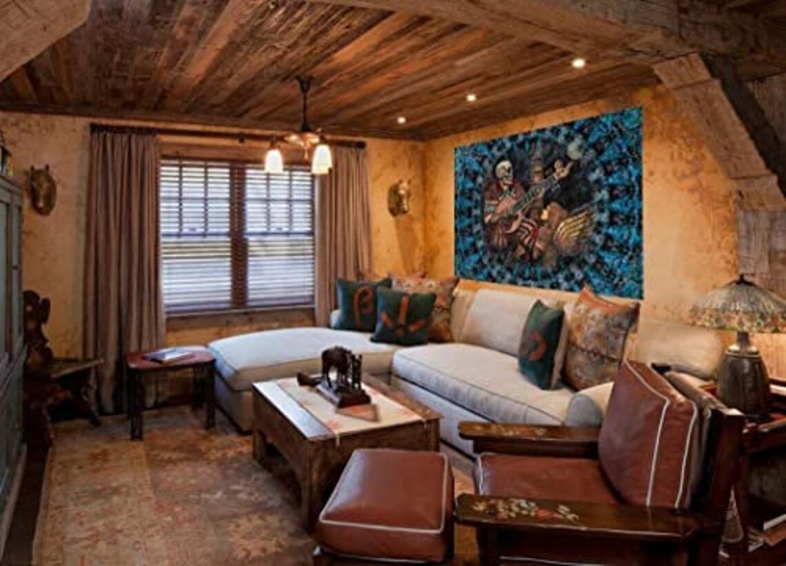 Tapestry Eternal Skeleton Serenade Blue Tapestry Wall Hanging - Etsy