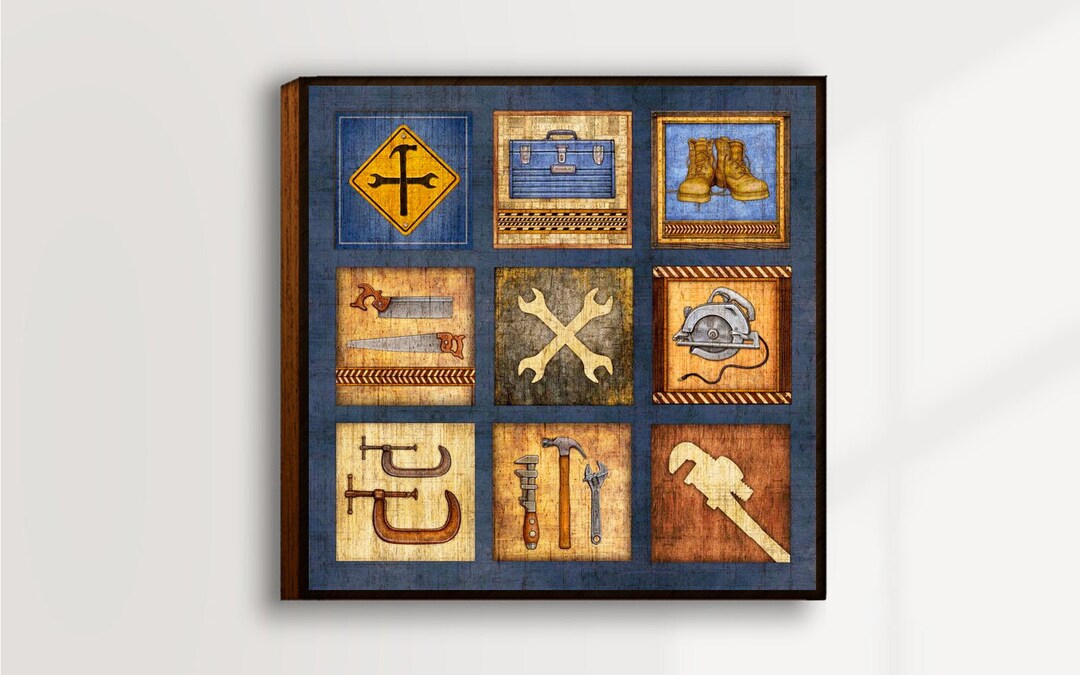 Tools Art Print by Artist Dan Morris tools Panel, Choose Print Size ...