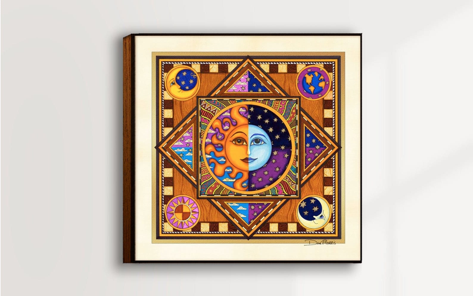 Sun Moon Art Print by Artist Dan Morris Titled harmony, Choose Print ...