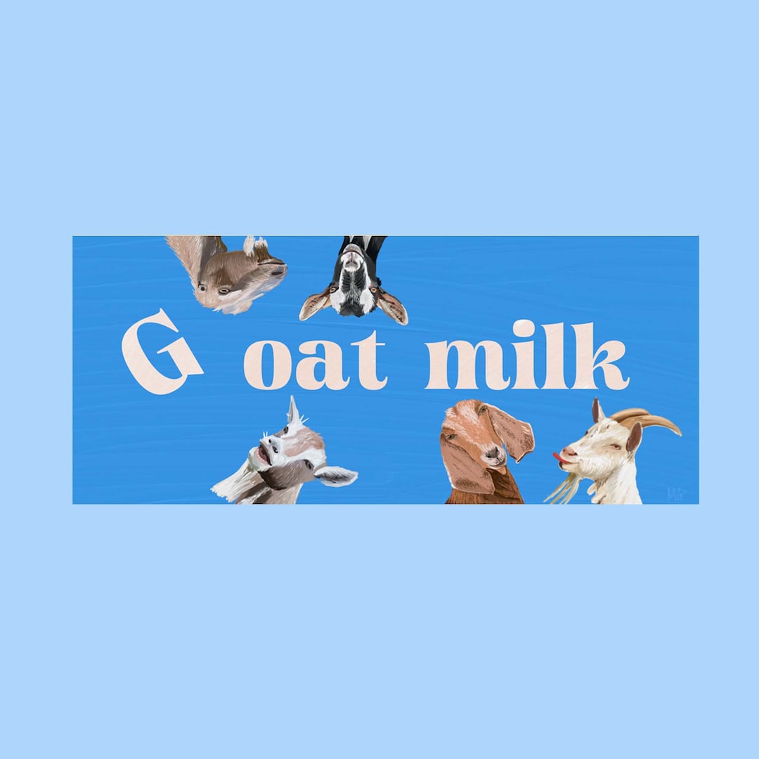 Goat Milk Bumper Sticker - Etsy