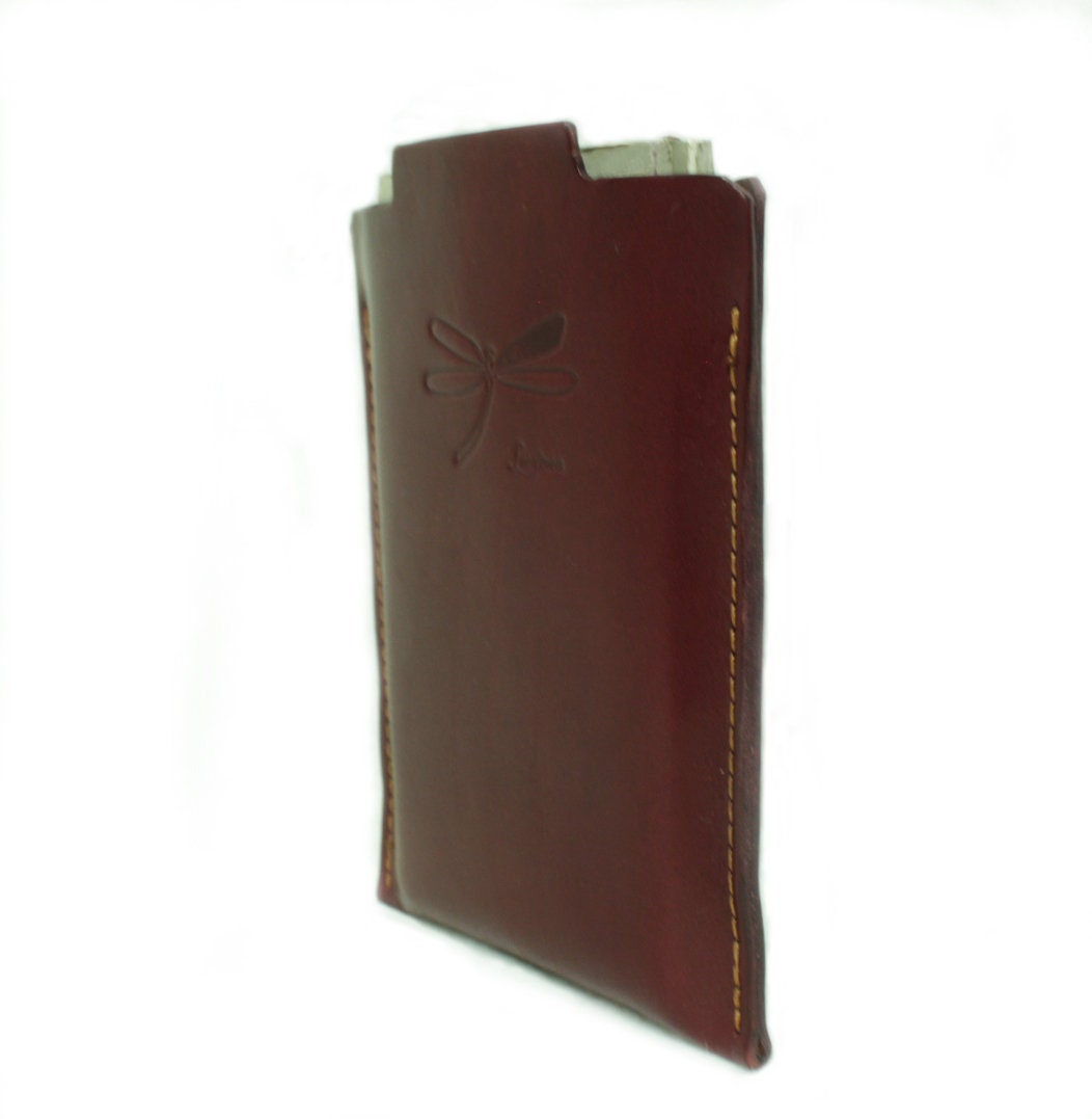 Custom leather case for DM42, stylish calculator case