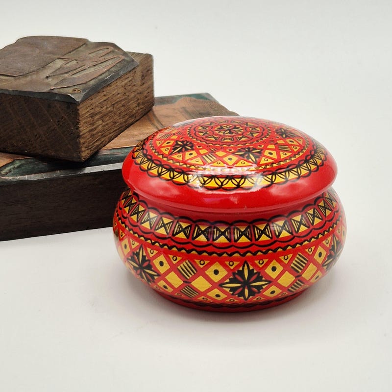 Red Indian Keepsake Box - Etsy UK