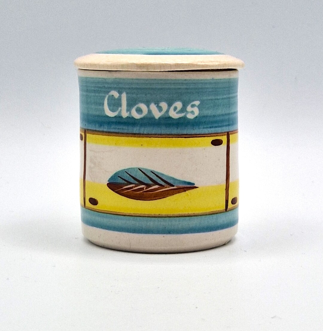 Rainham Pottery Cloves Storage Jar Edward Baker Vintage Handcrafted ...