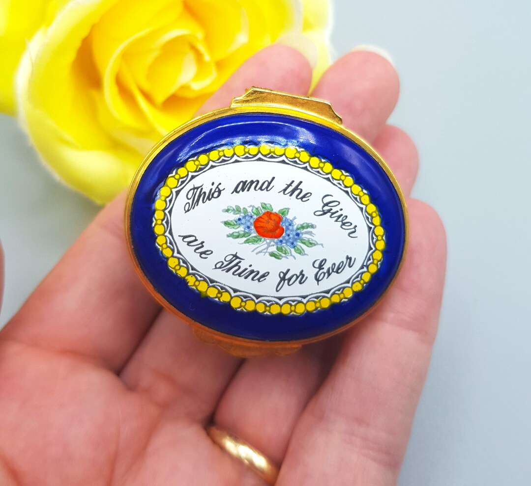 Crummles English Enamels Love Message Trinket Box Gift Ideas - Etsy