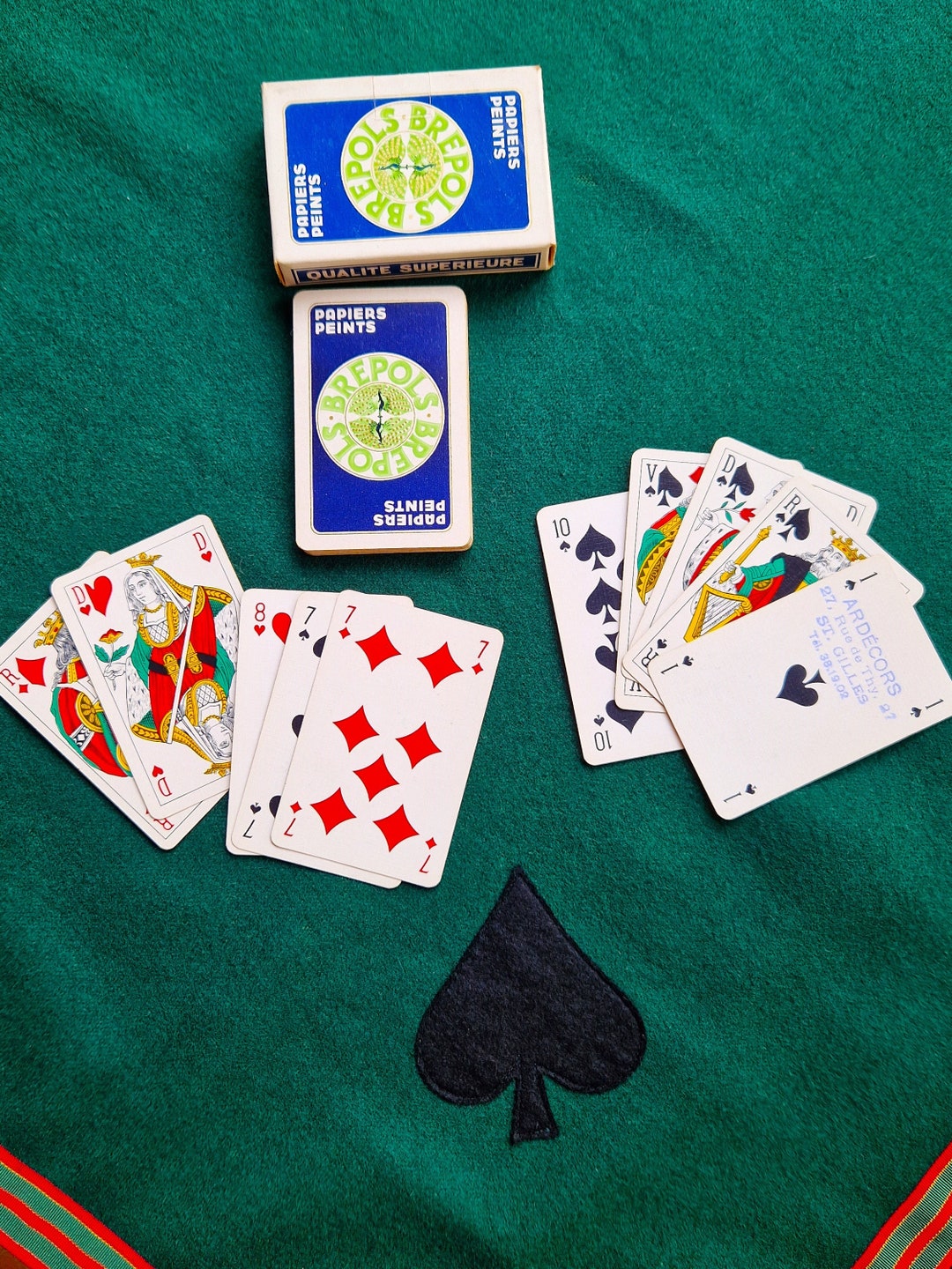 Piquet Playing Cards Brepols Turnhout Belgium 32 Card Vintage Set - Etsy