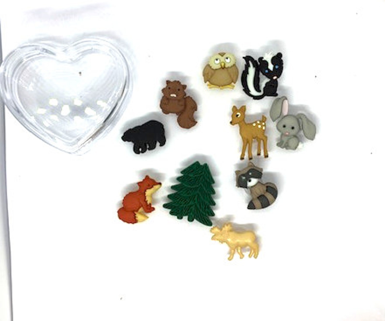 Forest Animal Push Pins Thumb Tacks Magnets or Shoe Charms | Etsy
