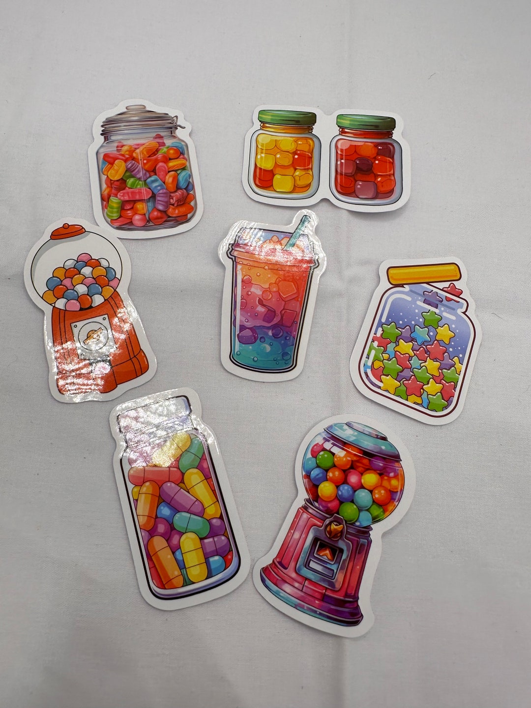 Cute Kawaii Sticker Grab Bag Kawaii Themed Stickers, Sticker Flakes ...