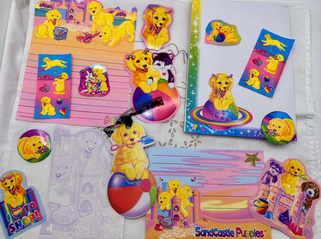 Lisa Frank Sticker, Lisa Frank Yellow Lab, Lisa Frank Gifts, Lisa Frank ...