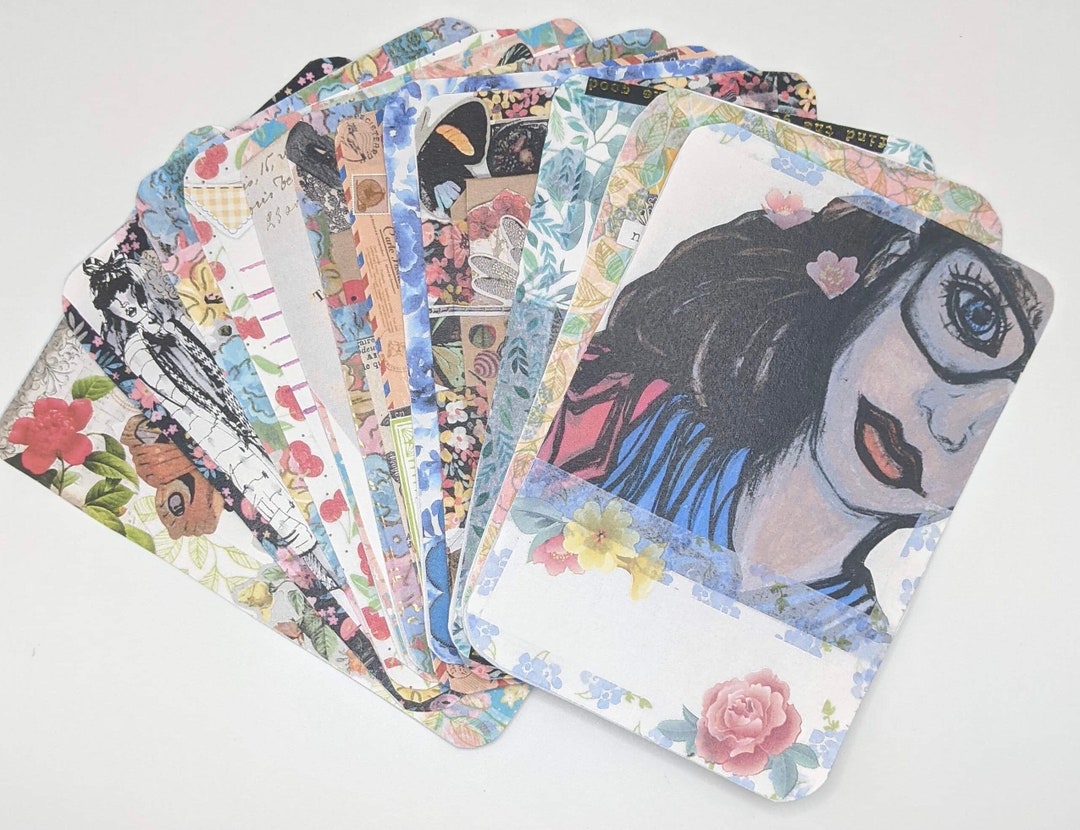 Original Junk Journal Card, Planner Dashboard, Handmade Journal Cards ...