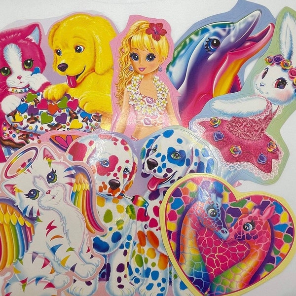 Lisa Frank Stickers - Etsy