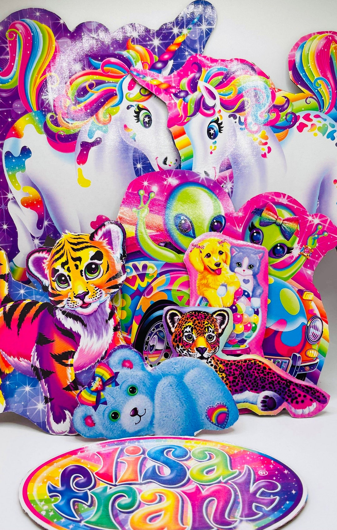 Lisa Frank Scrap Pack, Lisa Frank Cardboard Cutouts, Thick Cardboard ...