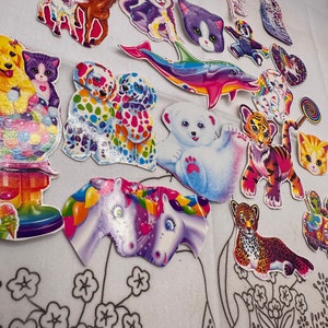 Lisa Frank Scrap Pack, Lisa Frank Cardboard Cutouts, Thick Cardboard ...