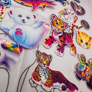Lisa Frank Scrap Pack, Lisa Frank Cardboard Cutouts, Thick Cardboard ...