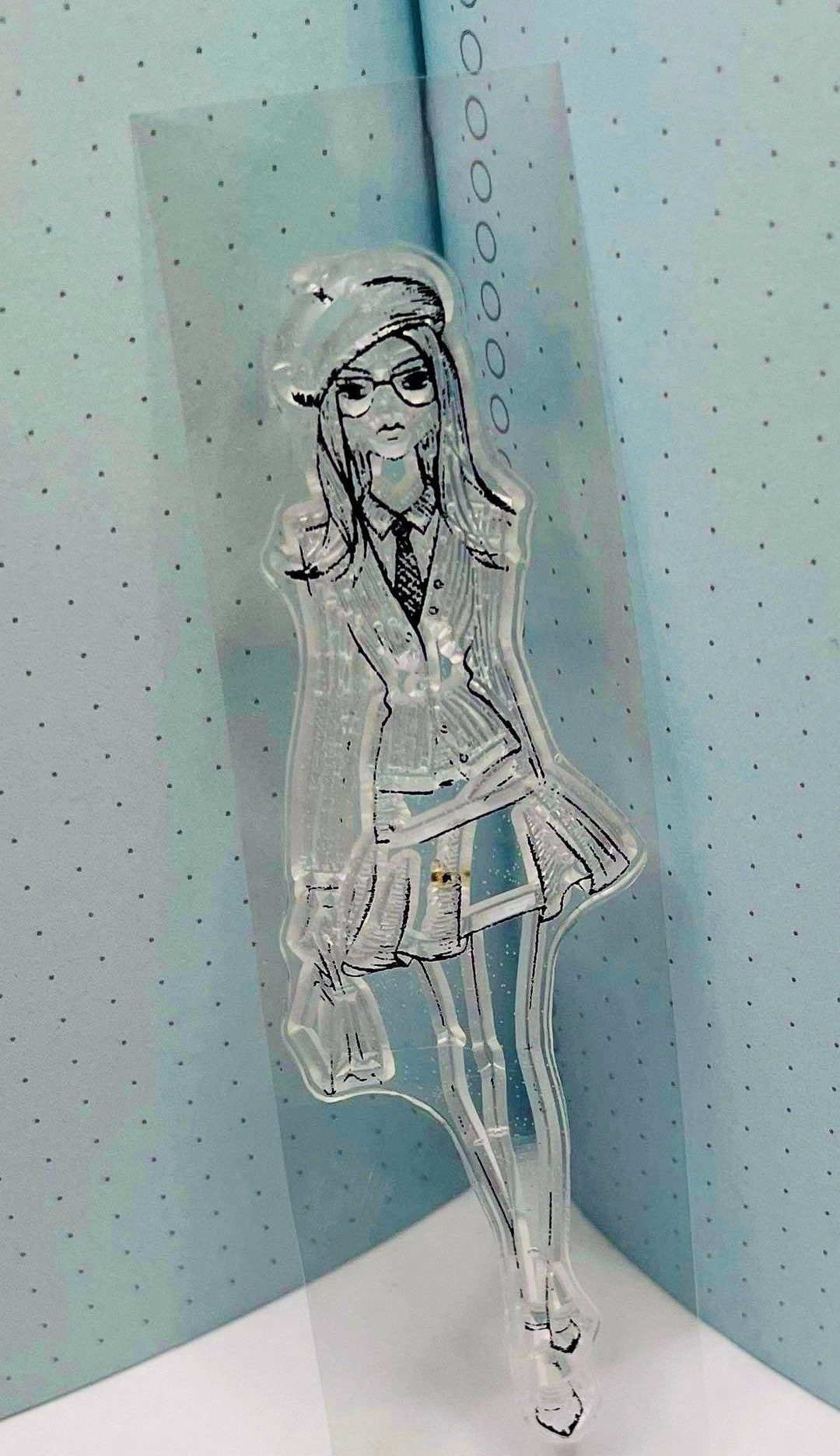 Clear Acrylic Stamp, Fashion Stamp, Model Diary Stamp, Scrapbook Stamp ...
